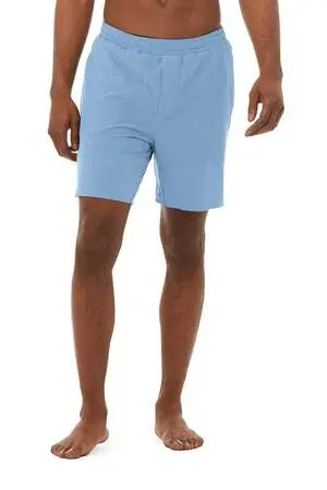 Alo Yoga 7" Traction Short - Toluca Blue