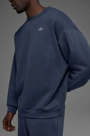 Alo Yoga Accolade Crewneck Pullover - Navy