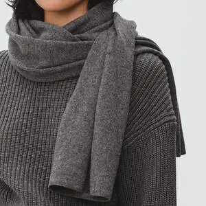 Everlane Cashmere Scarf Charcoal