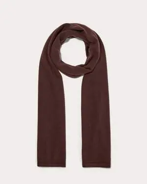 Everlane Cashmere Scarf Dark Mahogany