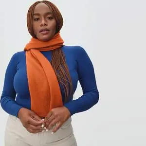 Everlane Cashmere Scarf Persimmon