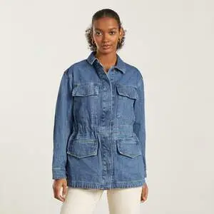 Everlane Denim Chore Jacket Deep Sea Wash
