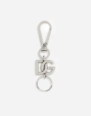 Dolce & Gabbana Metal Keychain With Dg Logo