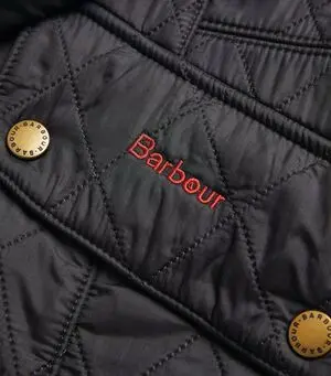 Barbour Cavalry Quilted Coat - Navy