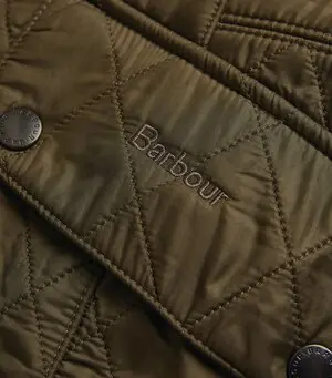 Barbour Polarquilt Cavalry Coat - Green