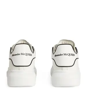 Alexander McQueen Leather Oversized Sneakers - White