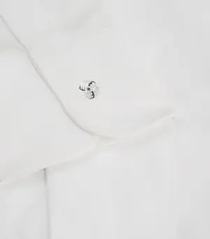Tateossian Knot Ribbed Cufflinks - Silver