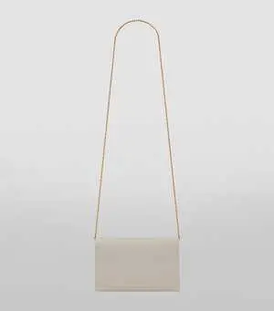 Saint Laurent Uptown Chain Wallet - White