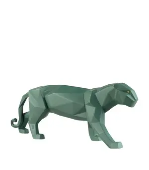 LLADRO Panther Figurine - Green