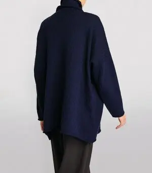 Eskandar Cashmere-silk High-neck Sweater