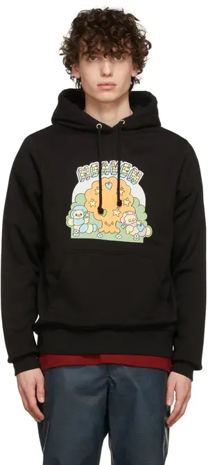 Marc Jacobs Marc Jacobs Heaven Black Graphic Hoodie - Black