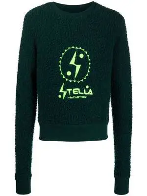 Stella McCartney Embroidered Textured Jumper