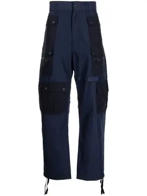 WHITE MOUNTAINEERING Multi-pocket Parachute Trousers - Blue