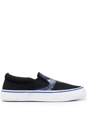 COUNTY OF MILAN Marcelo Burlon Wings Print Slip-on Sneakers