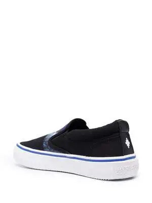 COUNTY OF MILAN Marcelo Burlon Wings Print Slip-on Sneakers