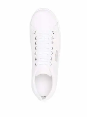 Philipp Plein Logo-plaque Lace-up Sneakers - White