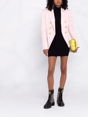 Balmain Decorative Button Mini Skirt