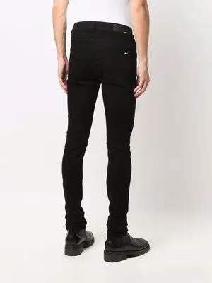 Amiri Crystal Painter Skinny Jeans - Black