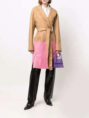Dsquared2 Fine Knit Two-tone Coat