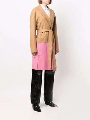 Dsquared2 Fine Knit Two-tone Coat