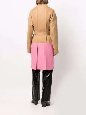 Dsquared2 Fine Knit Two-tone Coat