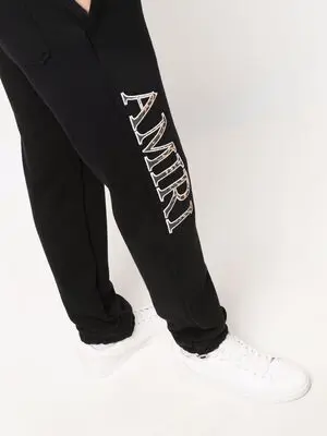 Amiri Logo Print Track Pants - Black