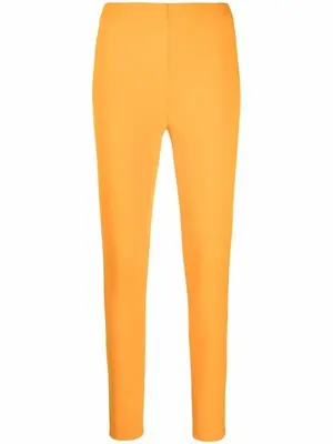 Emilio Pucci High-waisted Pull-on Leggings - Orange
