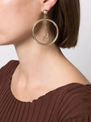 Jacquemus Le Chiquito Drop Hoop Earrings