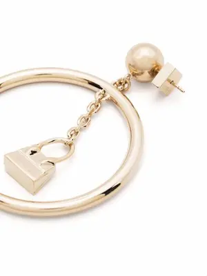 Jacquemus Le Chiquito Drop Hoop Earrings