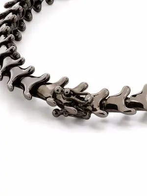 SHAUN LEANE Serpents Trace Slim Bracelet - Black