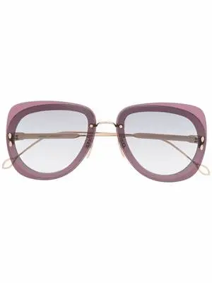 Isabel Marant Square Sunglasses - Purple