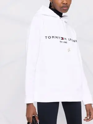 Tommy Hilfiger Logo-print Drawstring Hoodie