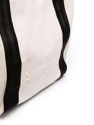 AMBUSH Logo-embossed Medium Tote Bag - Neutrals