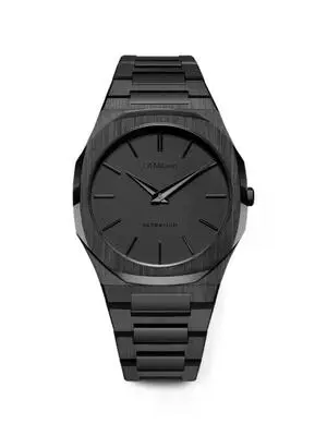 D1 MILANO Ultra Thin 40mm Watch - Black