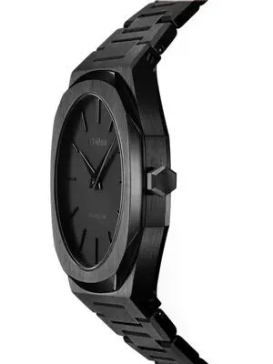 D1 MILANO Ultra Thin 40mm Watch - Black