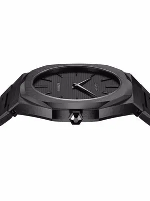 D1 MILANO Ultra Thin 40mm Watch - Black