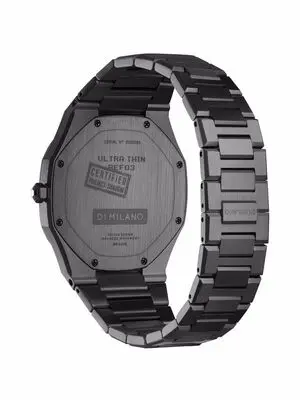 D1 MILANO Ultra Thin 40mm Watch - Black