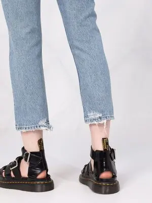 AGOLDE Riley High-waisted Cropped Jeans
