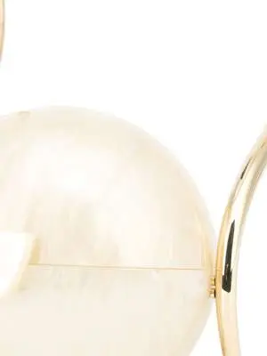 Cult Gaia Pearl Top-handle Clutch - White