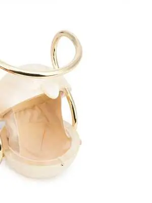 Cult Gaia Pearl Top-handle Clutch - White