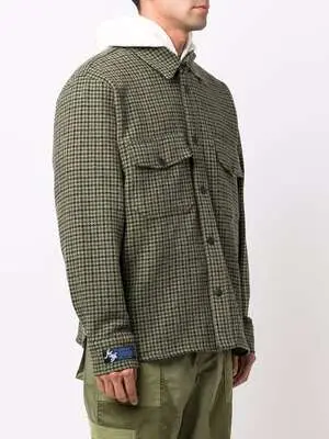 MSGM Herringbone Check-pattern Shirt