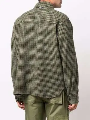 MSGM Herringbone Check-pattern Shirt