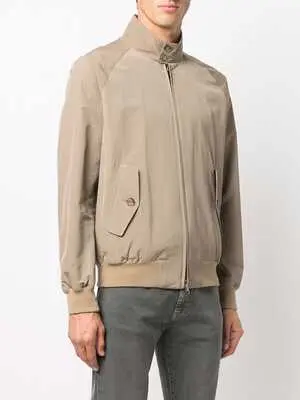 BARACUTA G9 Harrington Zip-up Jacket - Neutrals