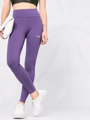 7 DAYS ACTIVE Logo-print Leggings - Purple