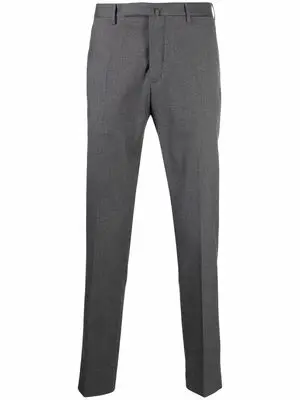 Incotex Mid-rise Slim-fit Chinos - Grey