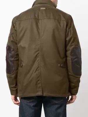 Barbour Ogston Waxed Cotton Jacket - Green