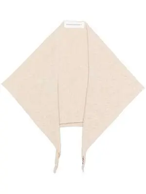 Extreme Cashmere Roll-neck Knitted Scarf - Neutrals