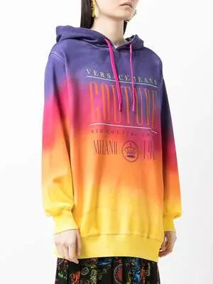 Versace Tie-dye Print Hoodie