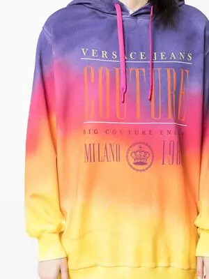 Versace Tie-dye Print Hoodie