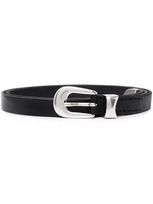 Our Legacy Pin-buckle Leather Belt - Black